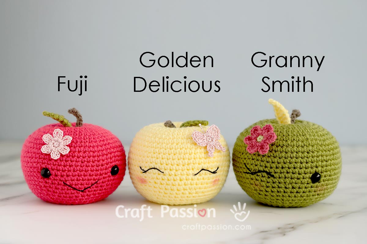 Crochet Apple Pattern - Free Amigurumi Pattern •Craft Passion