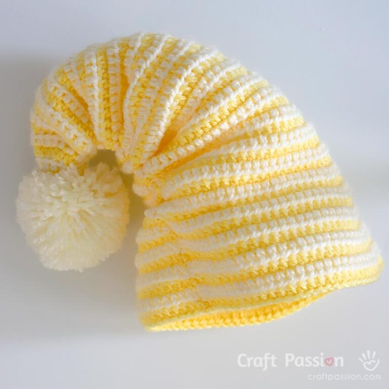 2-Piece Free Crochet Pajamas & Hat Pattern For Amigurumi