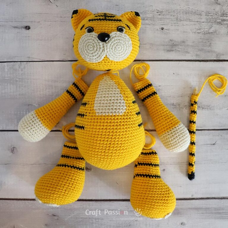 Crochet Tiger Amigurumi Pattern, Timoe - Free • Craft Passion