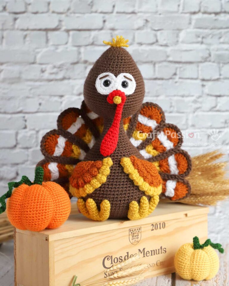 Crochet Turkey Amigurumi Pattern - Free Crochet Pattern • Craft Passion