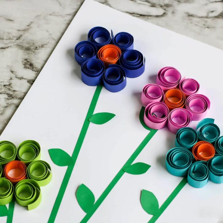 41 Free and Beautiful Flower Crafts • Craft Passion