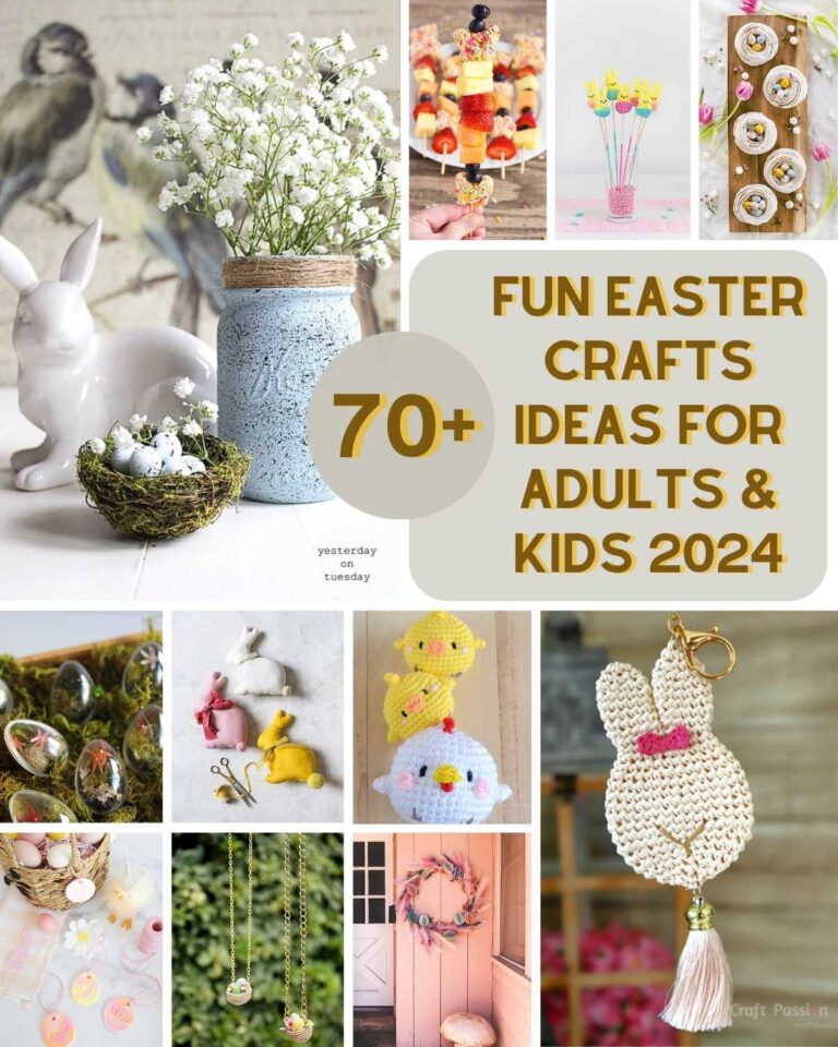 74 Fun Easter Crafts for Adults & Kids • Craft Passion