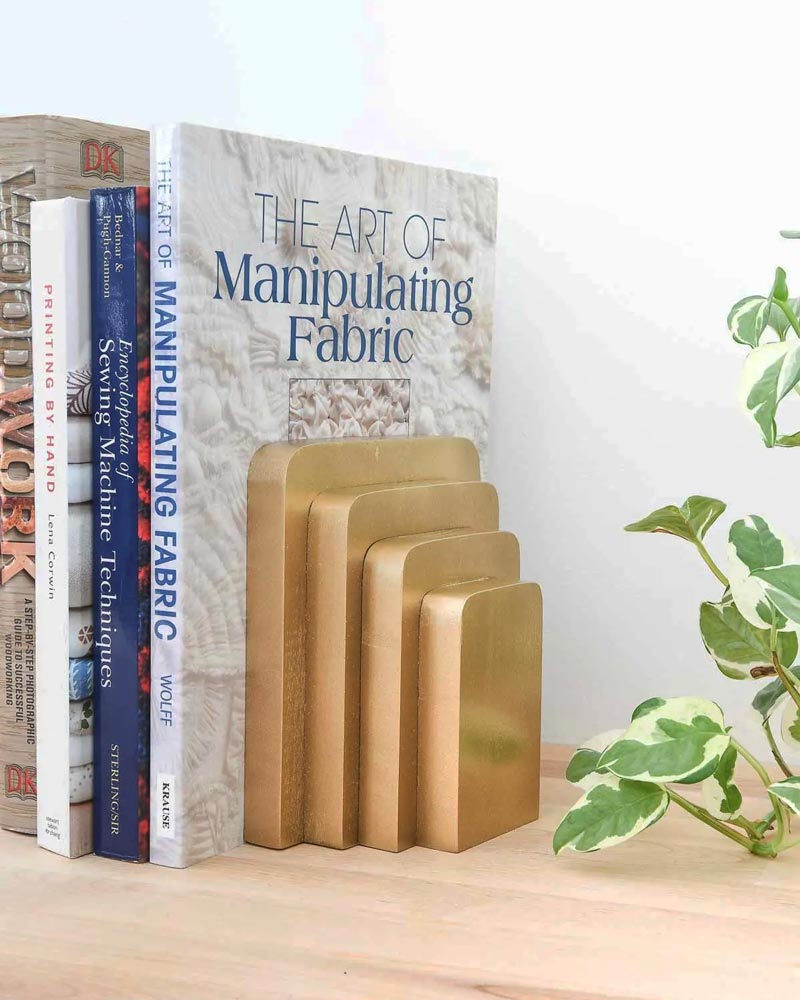 21 Artsy DIY Bookends For Home Decor • Craft Passion