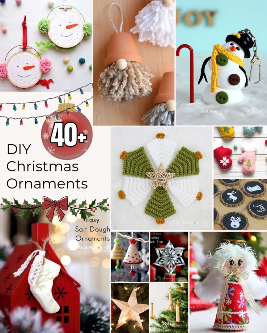 46 Amazing DIY Christmas Ornaments • Craft Passion