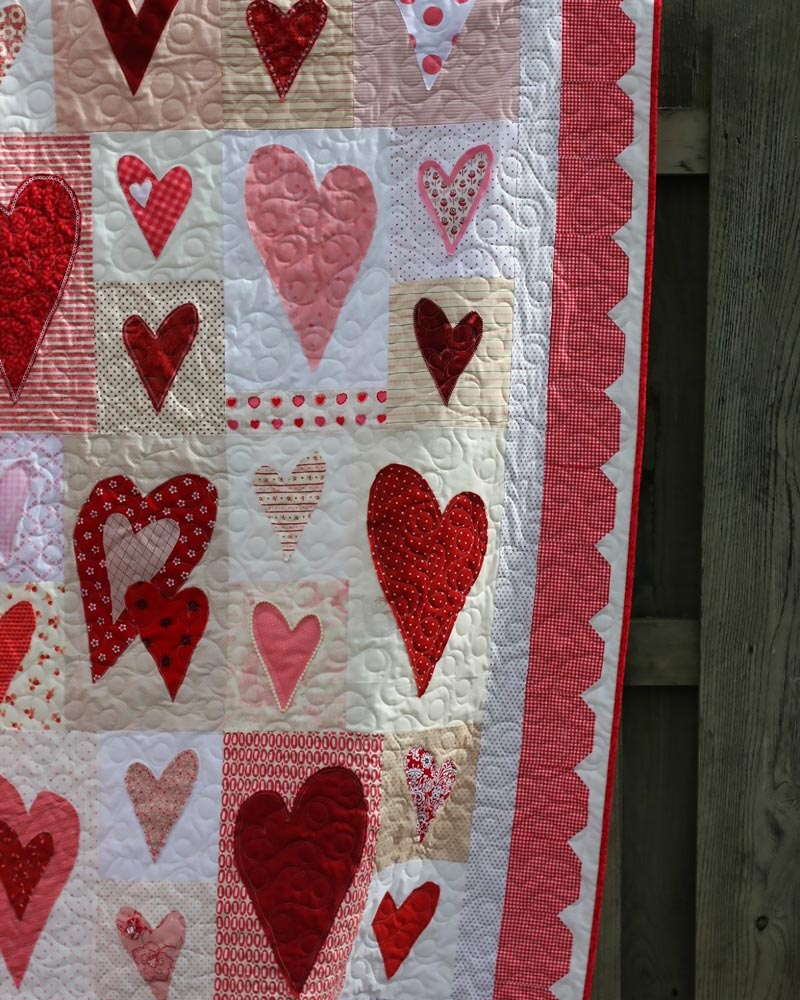 42 Lovely Heart Quilt Pattern Ideas • Craft Passion