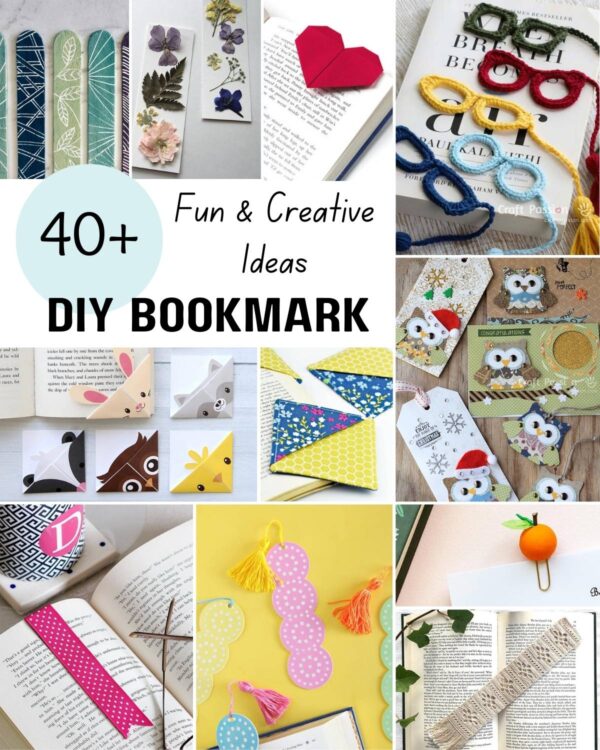 42 Fun and Creative DIY Bookmark Ideas • Craft Passion