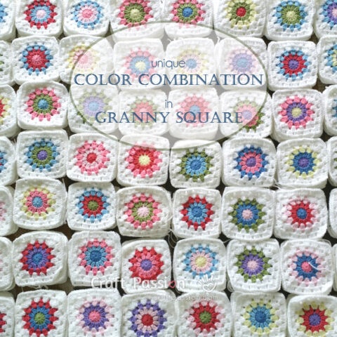 Granny Square Color Combination - How To Make | Craft Passion