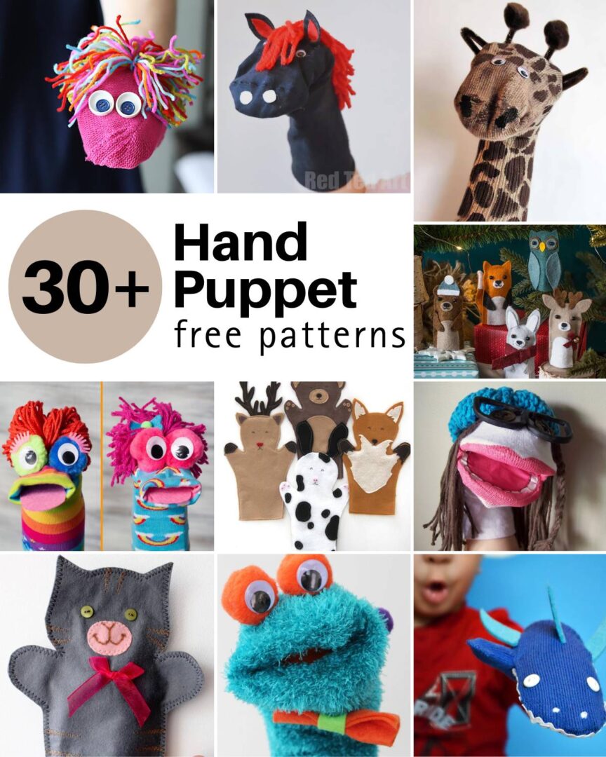 31 Easy and Free Hand Puppets For Playtime • Craft Passion
