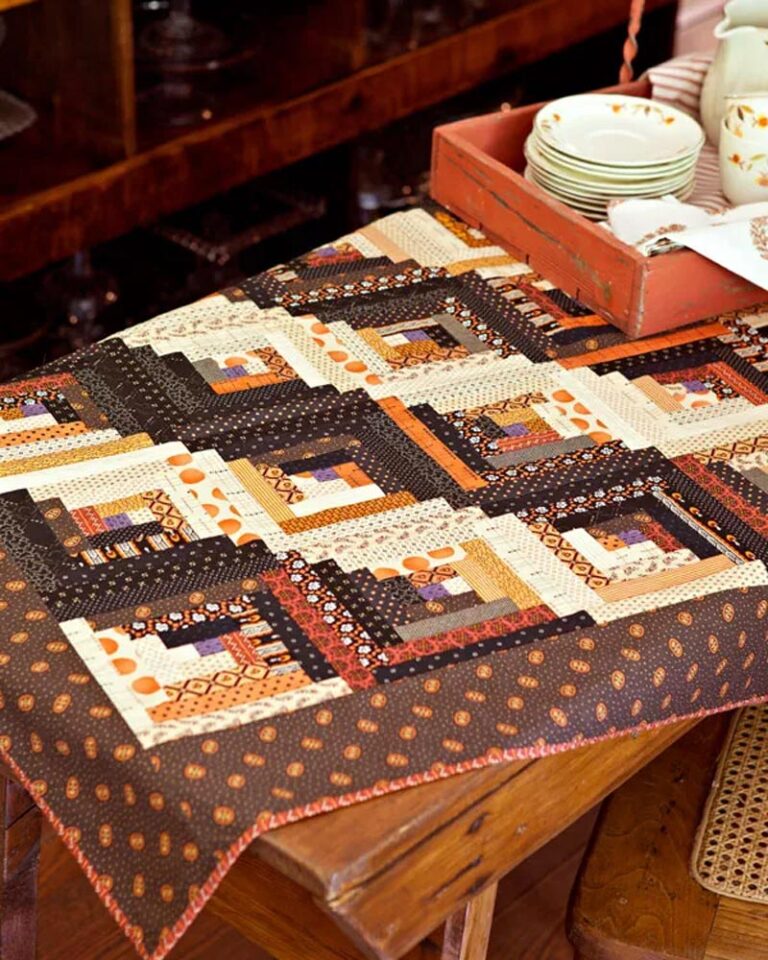 42 Luxurious Log Cabin Quilt Patterns • Craft Passion