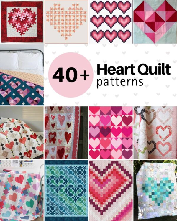 42 Lovely Heart Quilt Pattern Ideas • Craft Passion