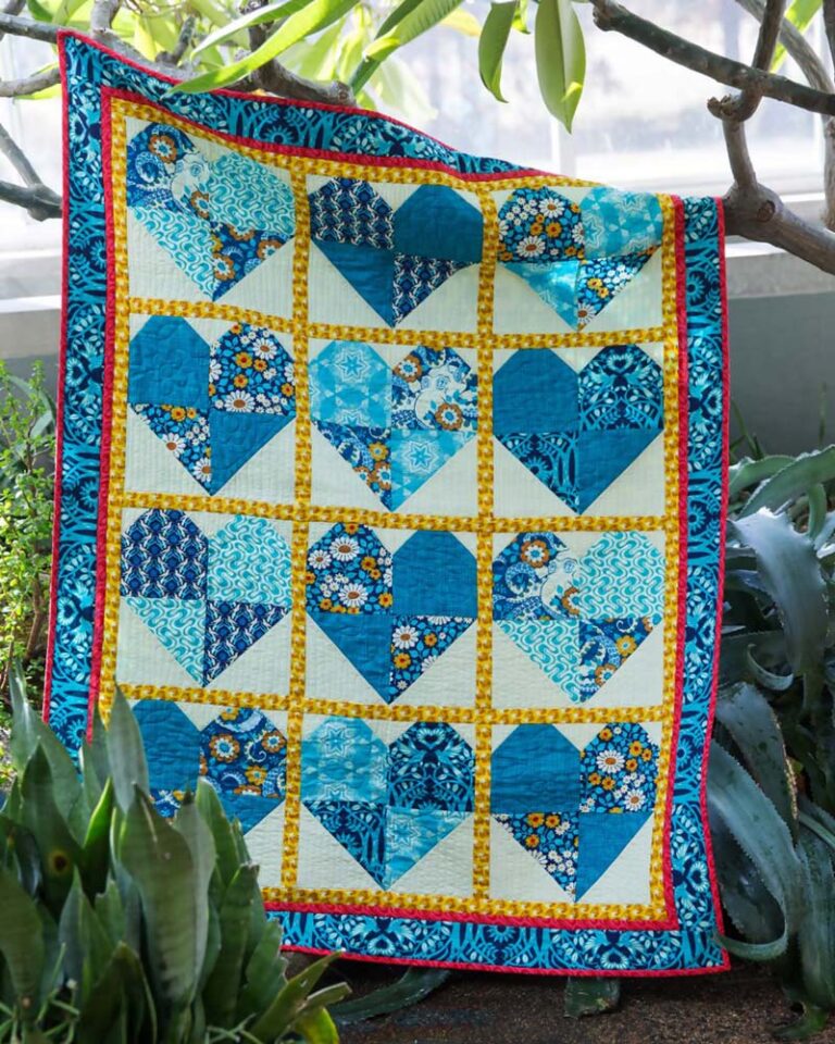 42 Lovely Heart Quilt Pattern Ideas • Craft Passion