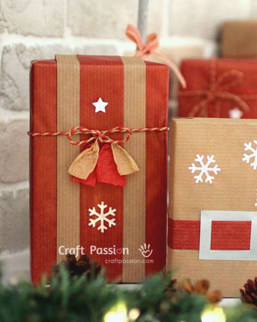 How To DIY Christmas Gift Wrap | Craft Passion