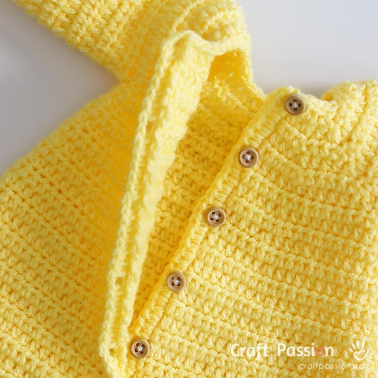 2-Piece Free Crochet Pajamas & Hat Pattern For Amigurumi