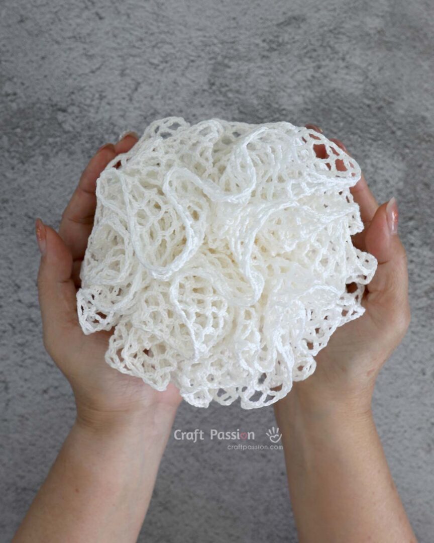 Beginner-Friendly Crochet Loofah – Free Pattern & Easy Tutorial