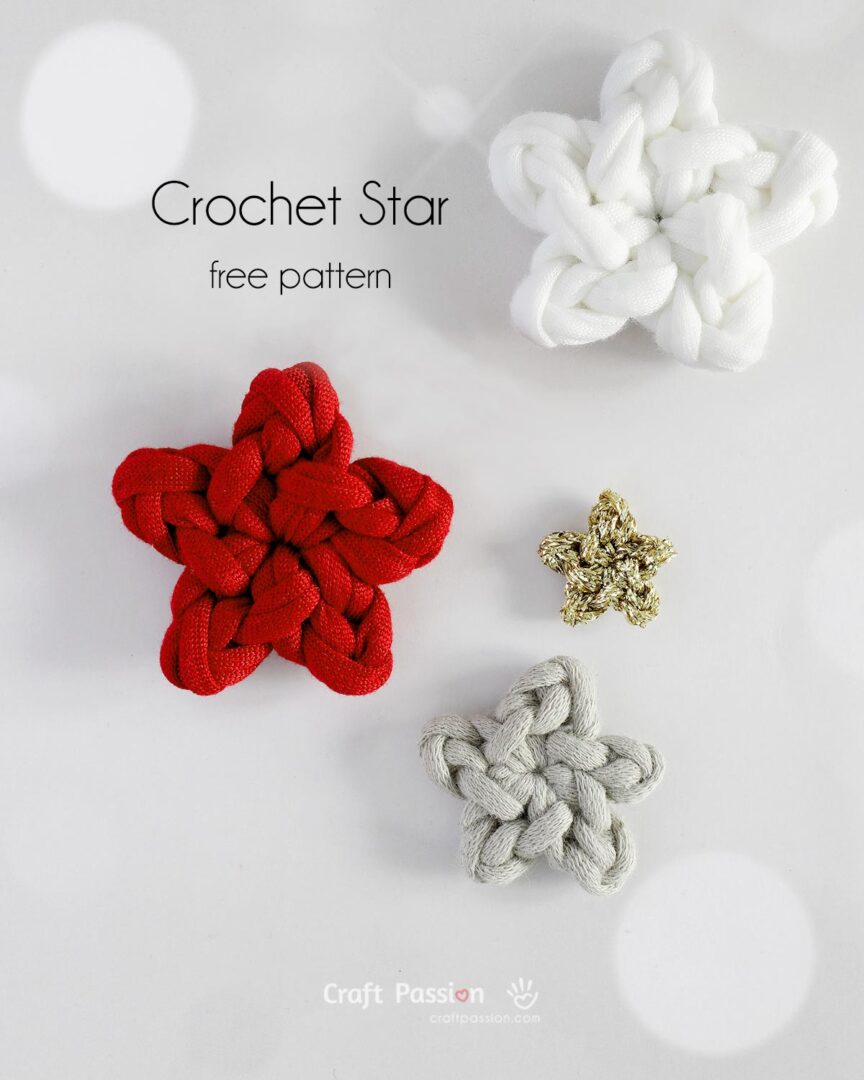 Easy Crochet Star - Free Pattern • Craft Passion
