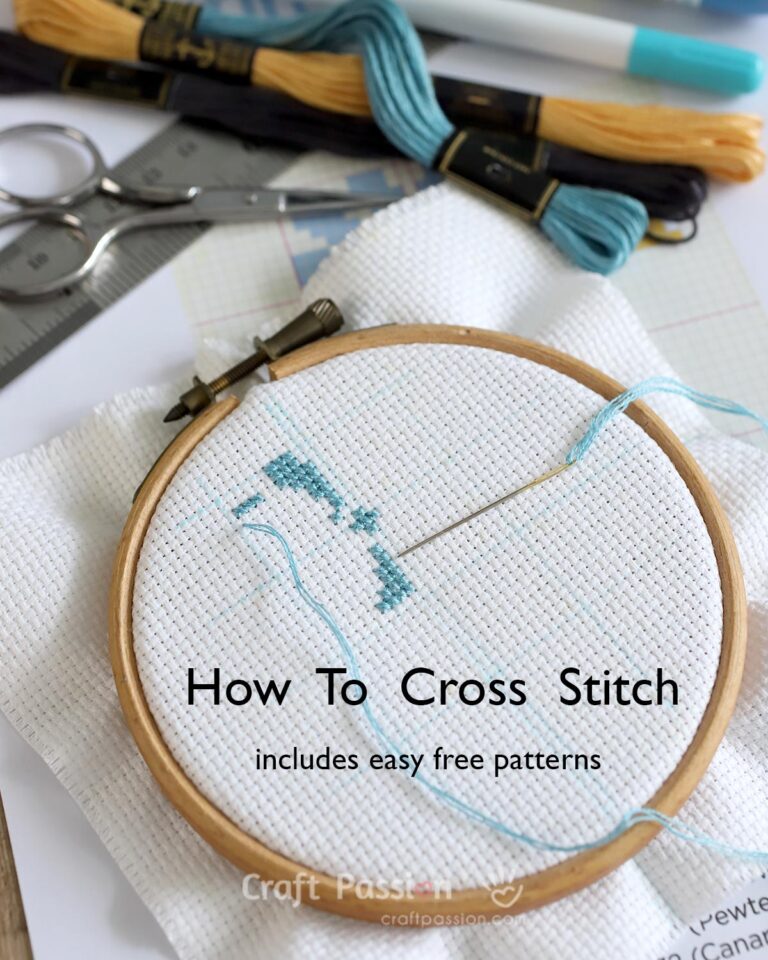 How To Cross Stitch, With 29 Free Beginner's Patterns