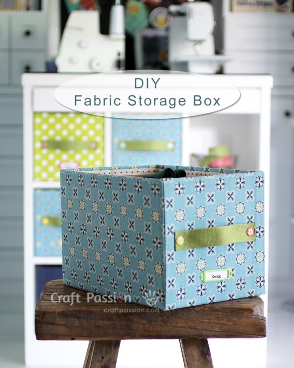 Fabric Storage Box - Easy DIY Craft Tutorial • Craft Passion
