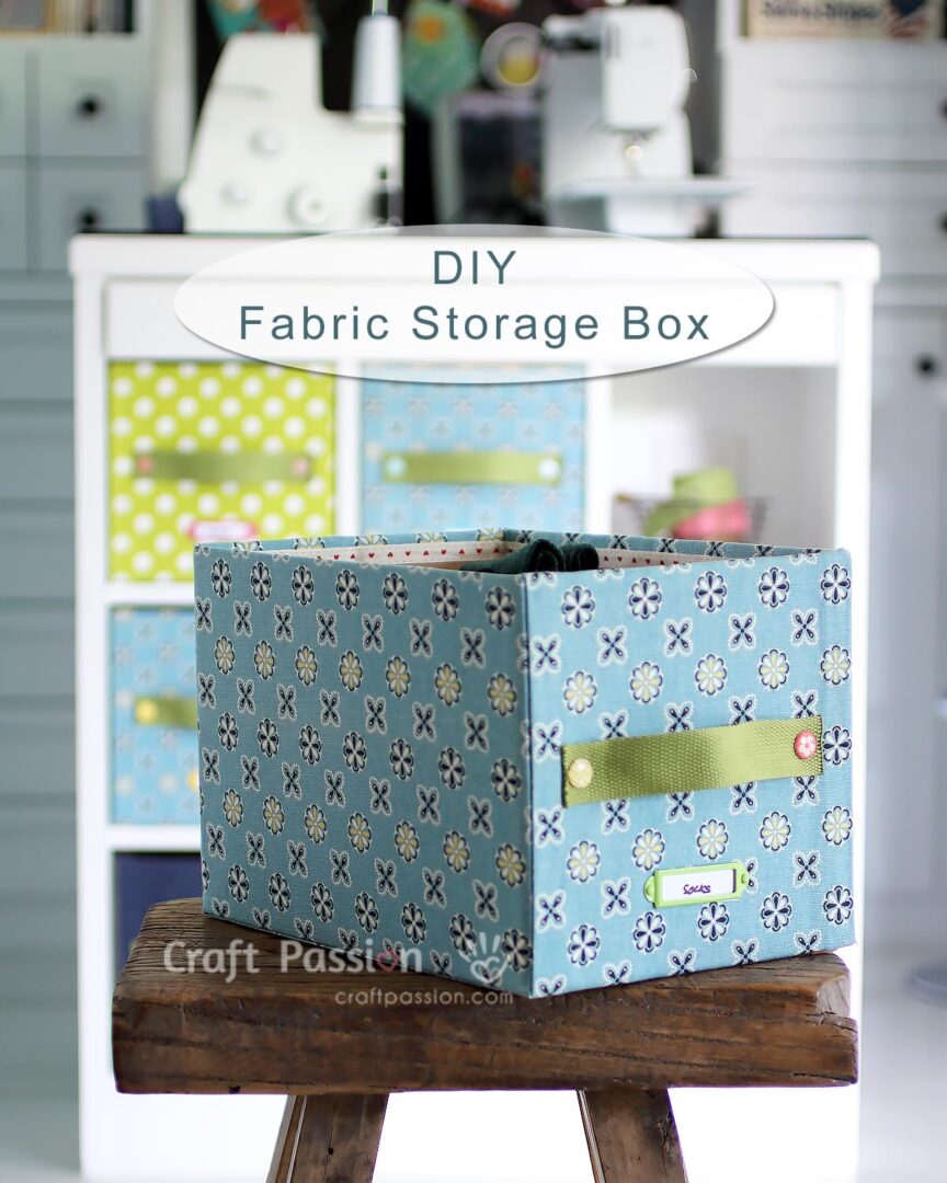 Fabric Storage Box - Easy DIY Craft Tutorial • Craft Passion