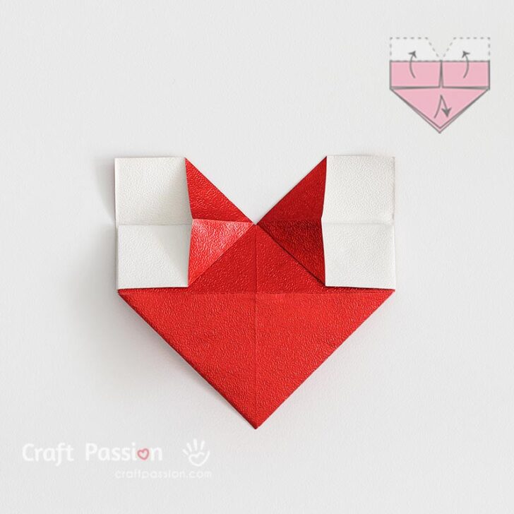 Simple Origami Heart Tutorial and Free Patterns • Craft Passion
