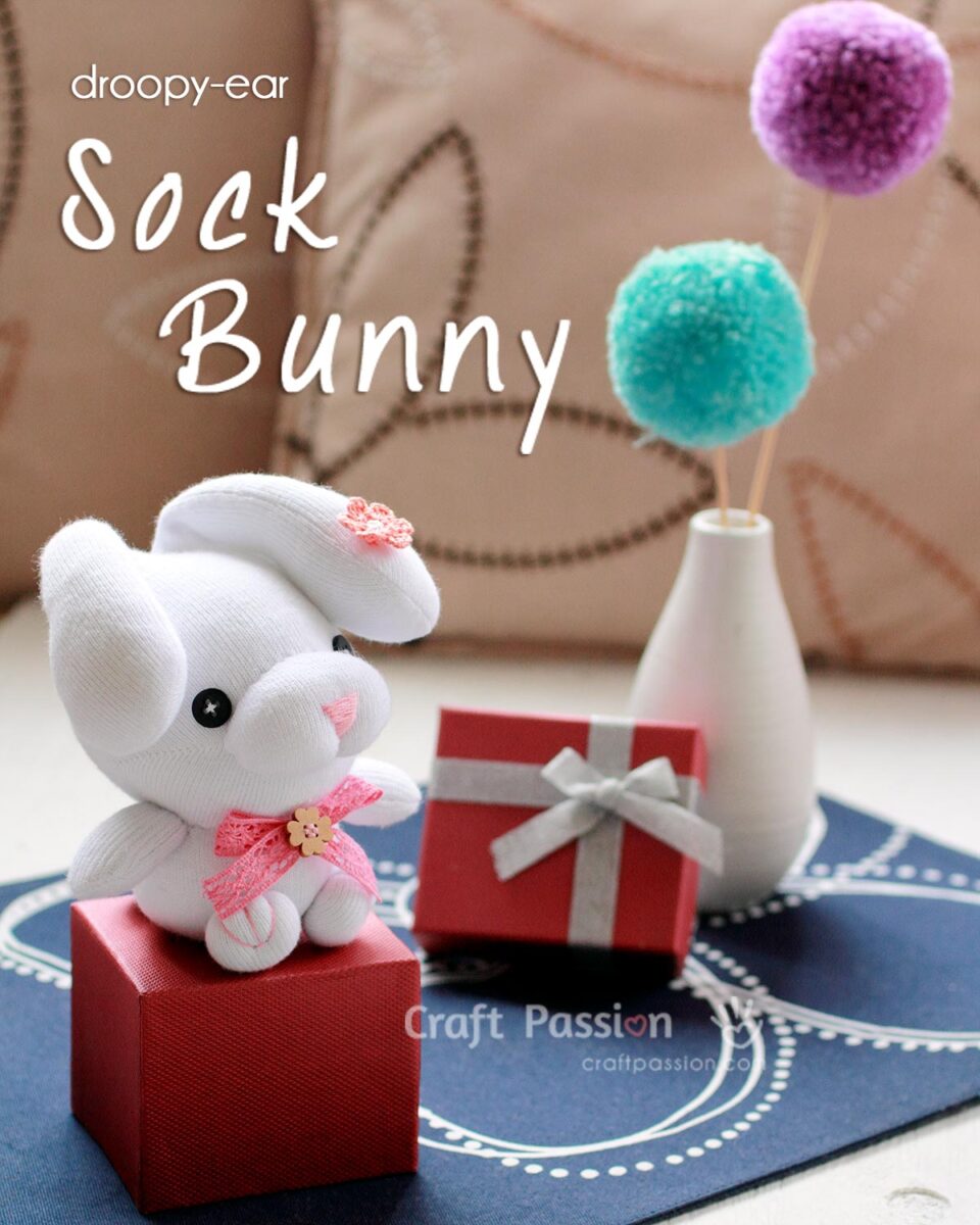 Sew Sock Bunny - Free Sewing Pattern • Craft Passion
