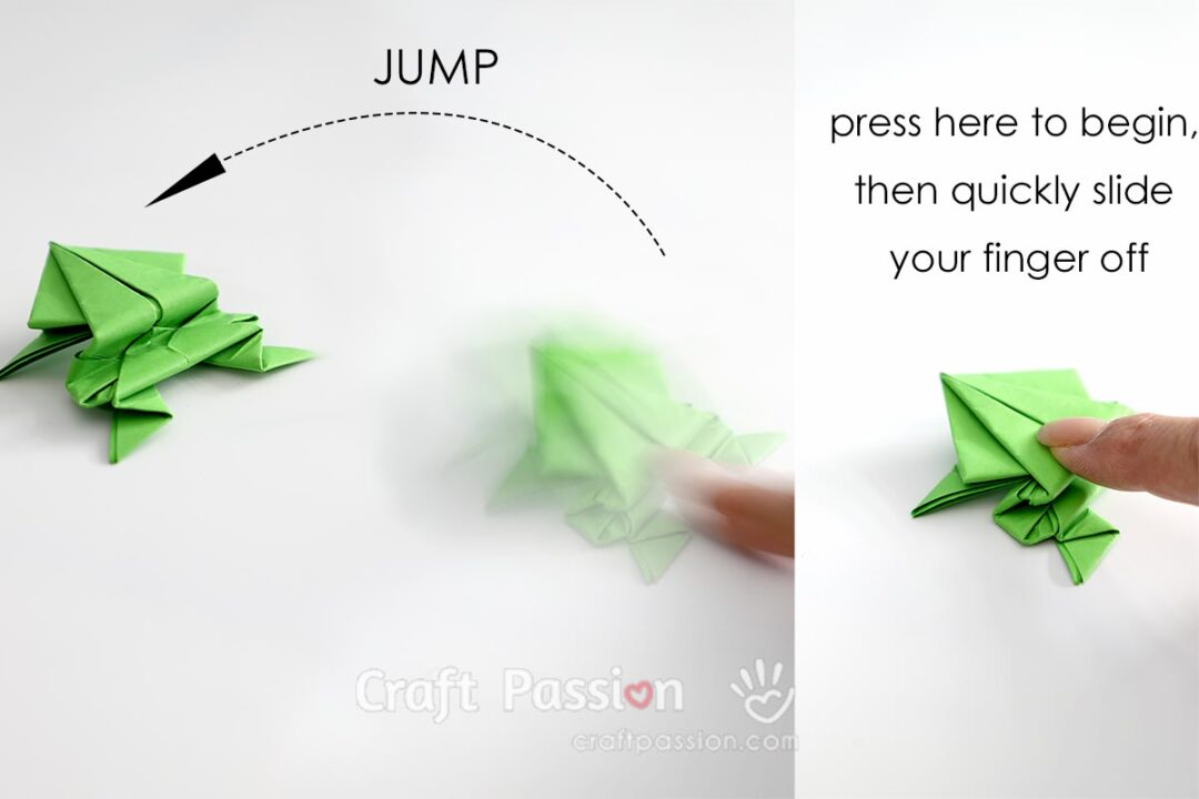 How To Make Origami Frog That Jumps • Craft Passion