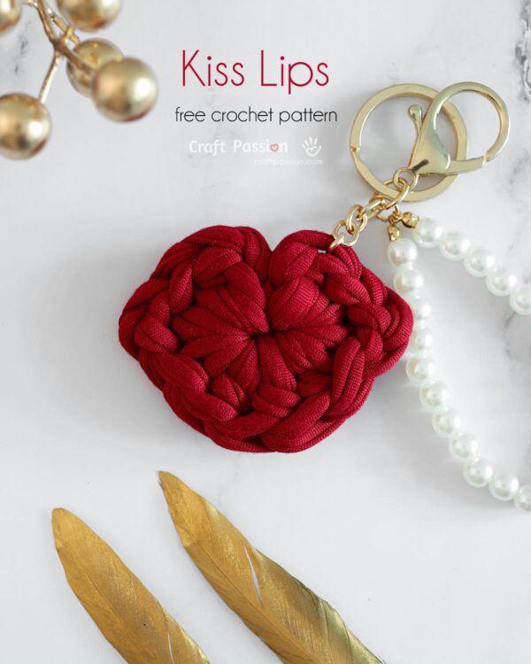 Crochet Lips ? - Quick, Easy & Free Pattern • Craft Passion