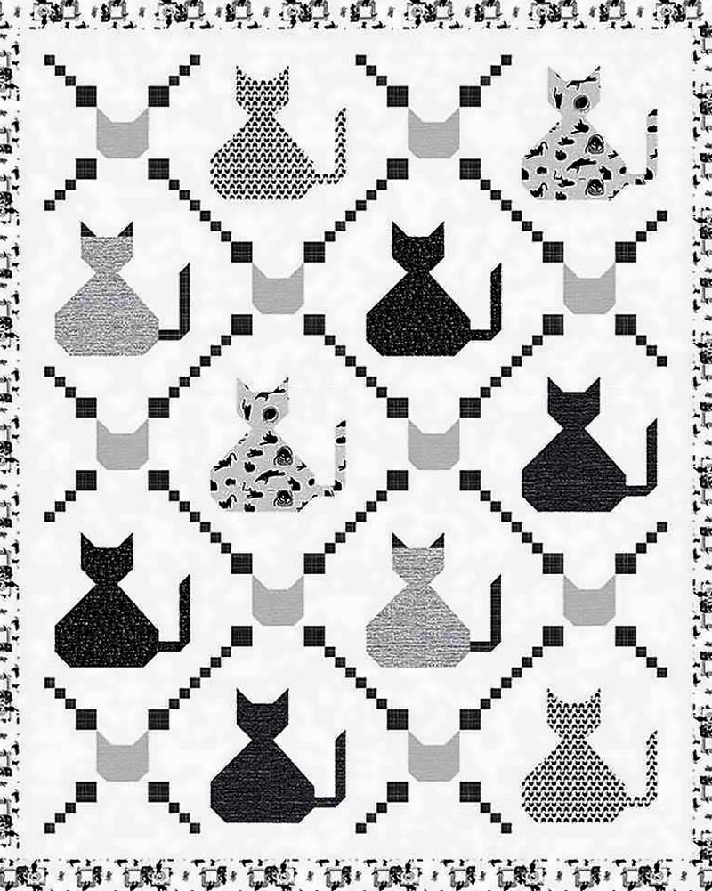 25 Purrfect and Adorable Cat Quilt Patterns • Craft Passion