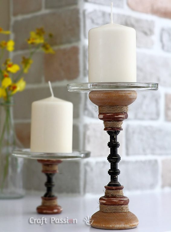 DIY Candle Holder - Easy Home DIY Craft | Craft Passion