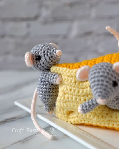 Crochet Cheese Wedge Pattern - #1 Free Crochet Pattern • Craft Passion