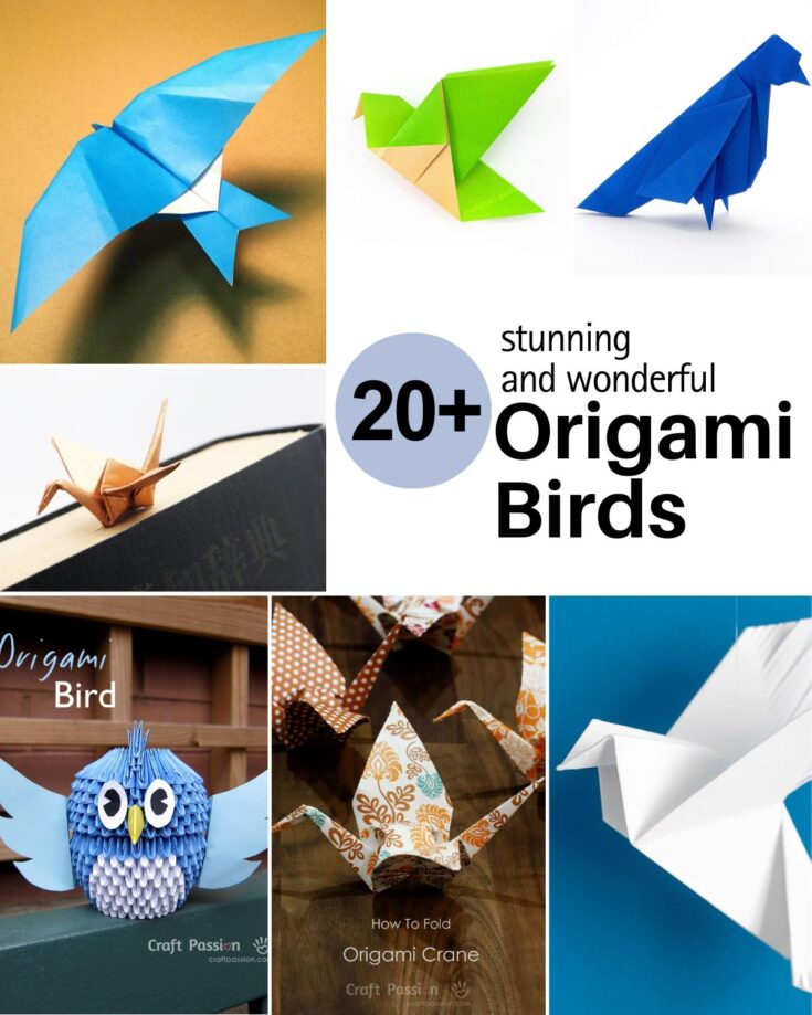 22 Wonderful Origami Birds With Tutorials • Craft Passion