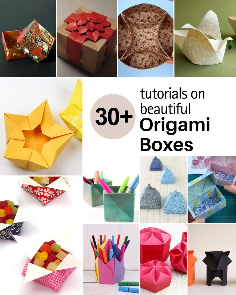 33 Beautiful Origami Boxes To Fold • Craft Passion