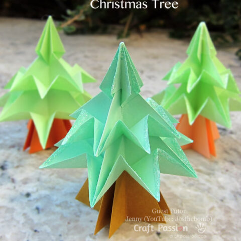 Foil Relief Christmas Tree - Easy DIY Decor • Craft Passion
