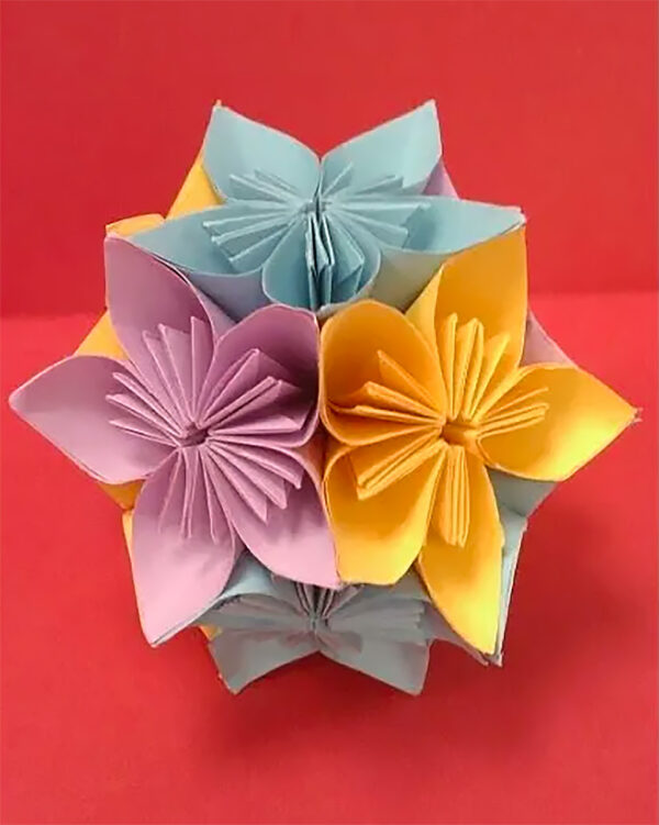 Origami Flower- 29 Origami Projects To DIY • Craft Passion