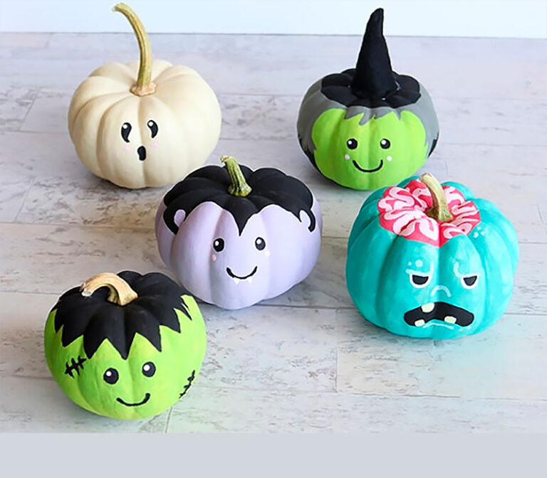 53 Creative Pumpkin Painting Ideas • Craft Passion