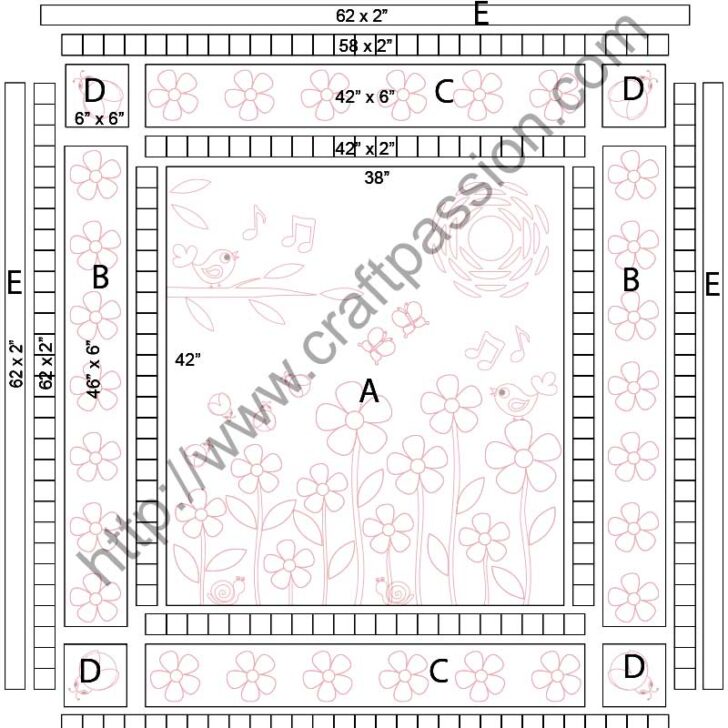 Secret Garden Quilt Pattern - Free • Craft Passion