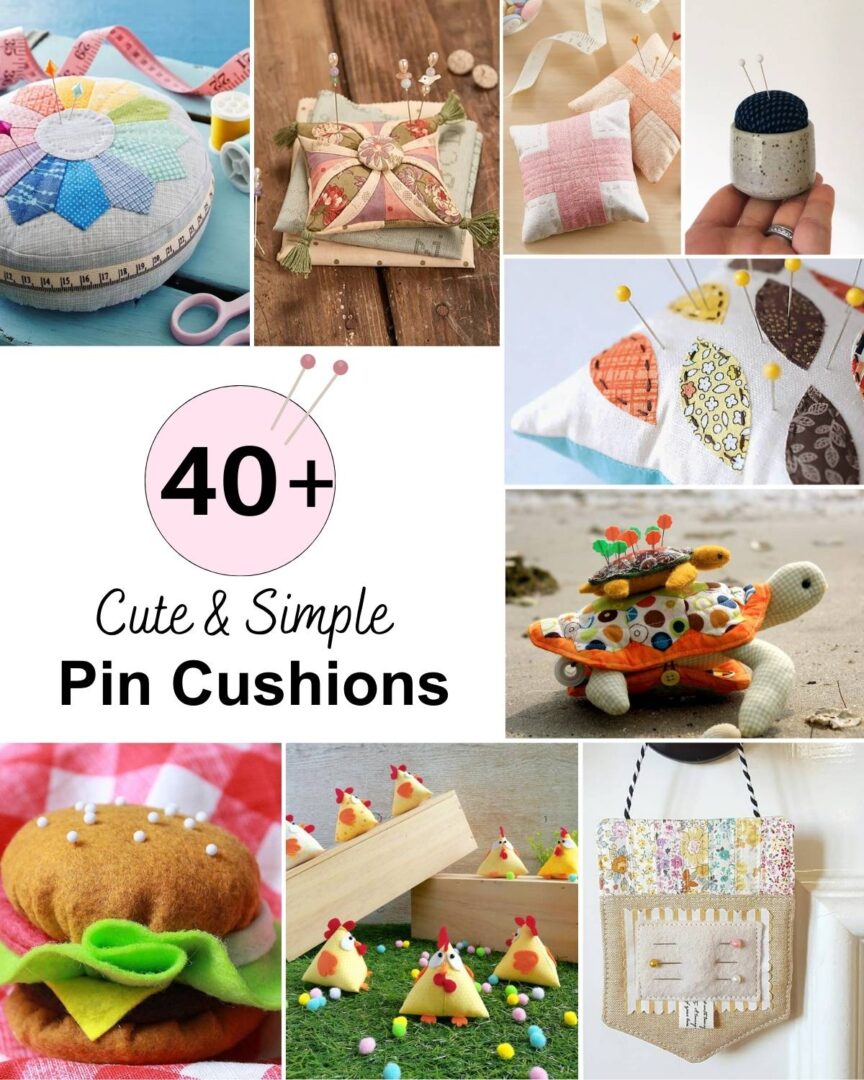42 Cute and Simple Pin Cushion Ideas • Craft Passion
