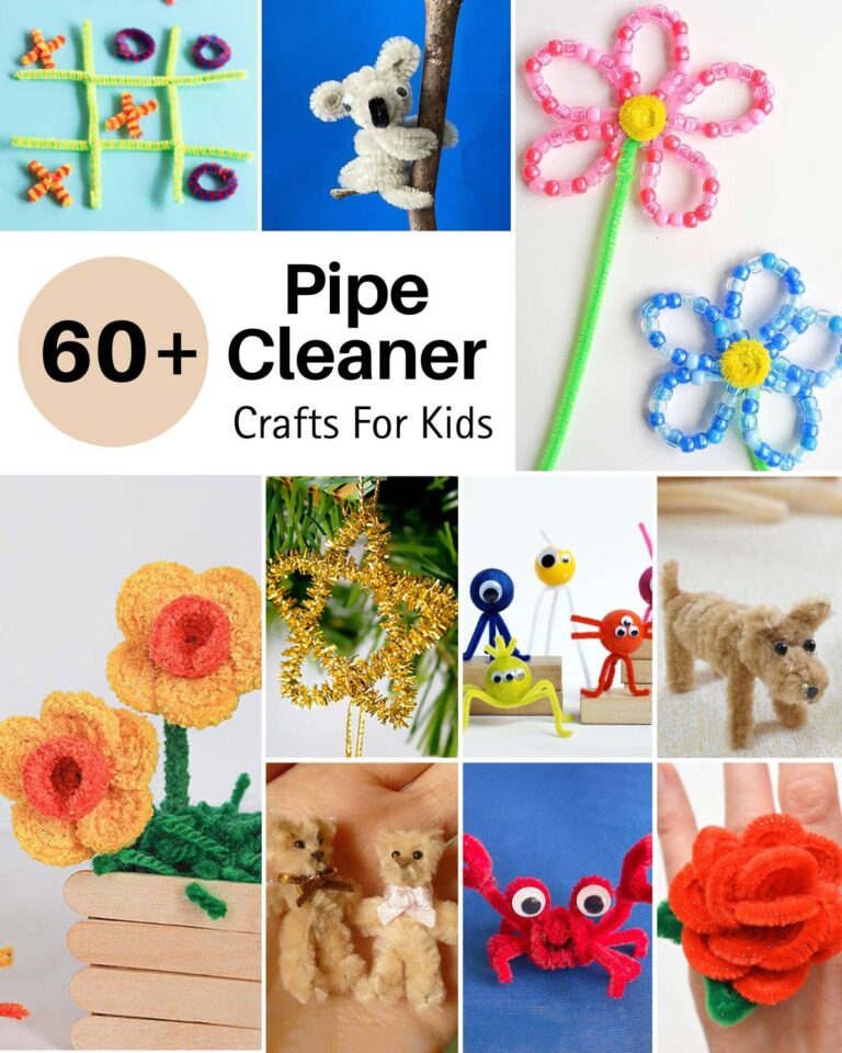 61 Easy Pipe Cleaner Crafts For Kids • Craft Passion