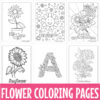 450+ Fun and Free Flower Coloring Pages • Craft Passion