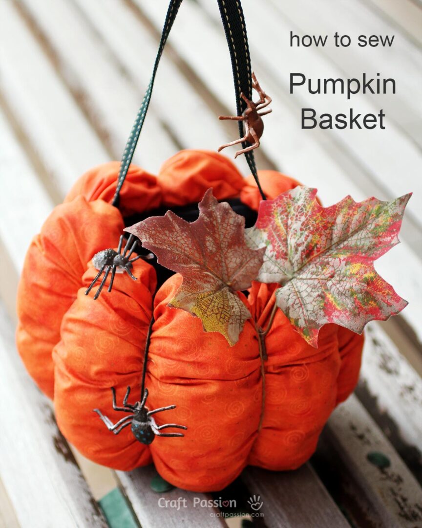 Pumpkin Basket - Free Halloween Sewing Pattern | Craft Passion