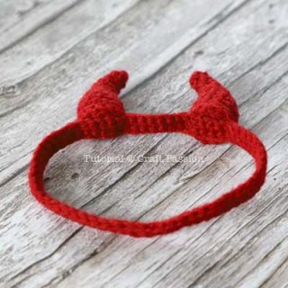 Devil Horns & Tail Patterns • Free Halloween Crochet Pattern