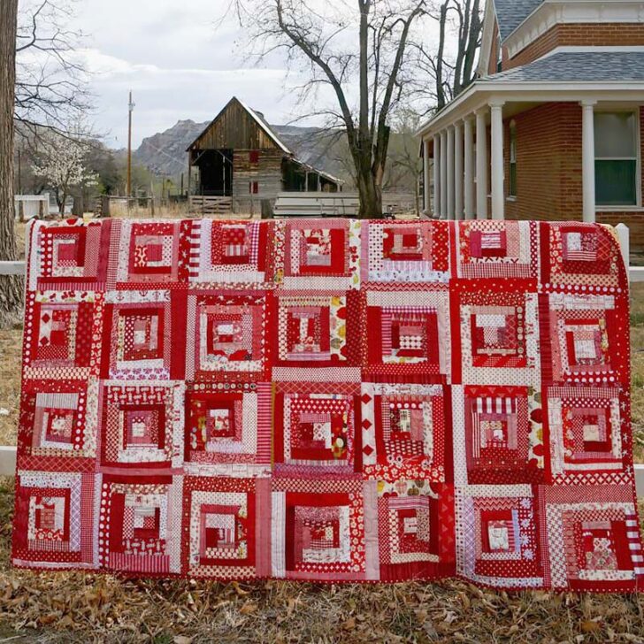 42 Luxurious Log Cabin Quilt Patterns • Craft Passion
