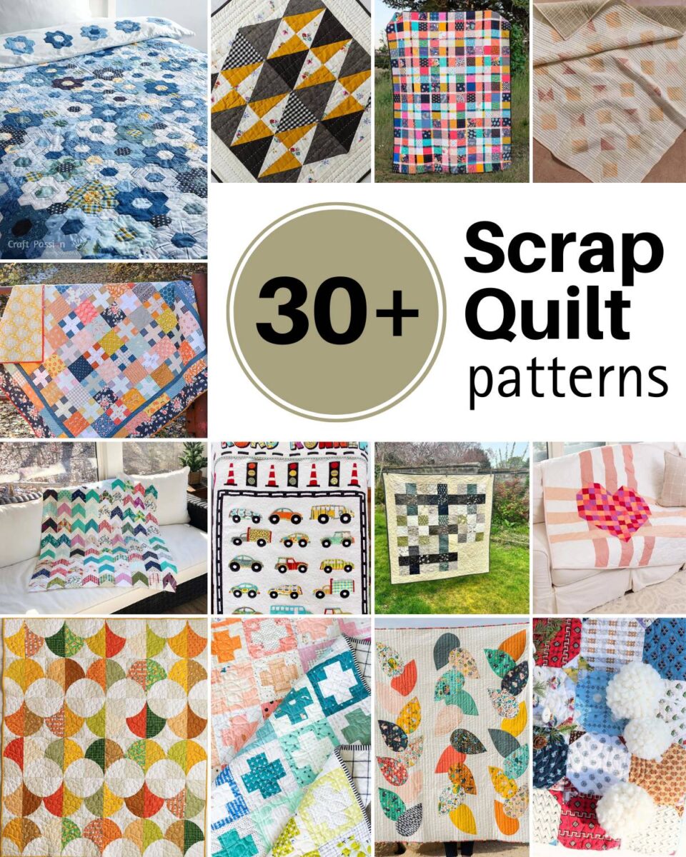 34 Colorful and Vibrant Scrap Quilt Patterns • Craft Passion