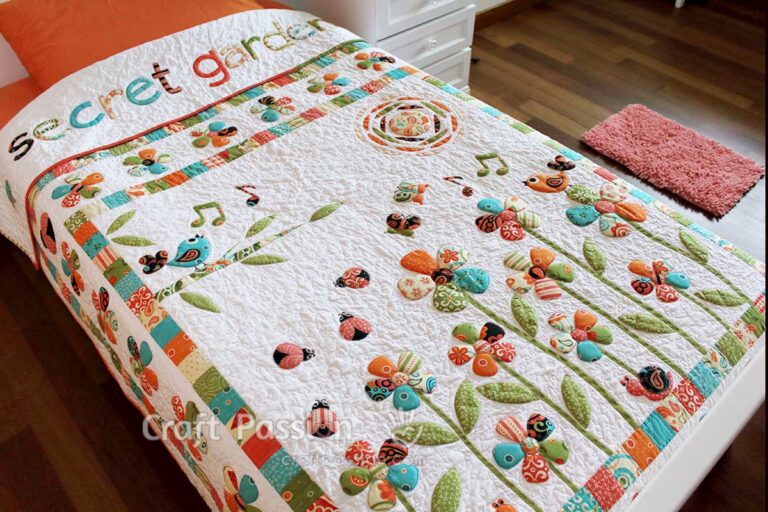 Secret Garden Quilt Pattern - Free • Craft Passion
