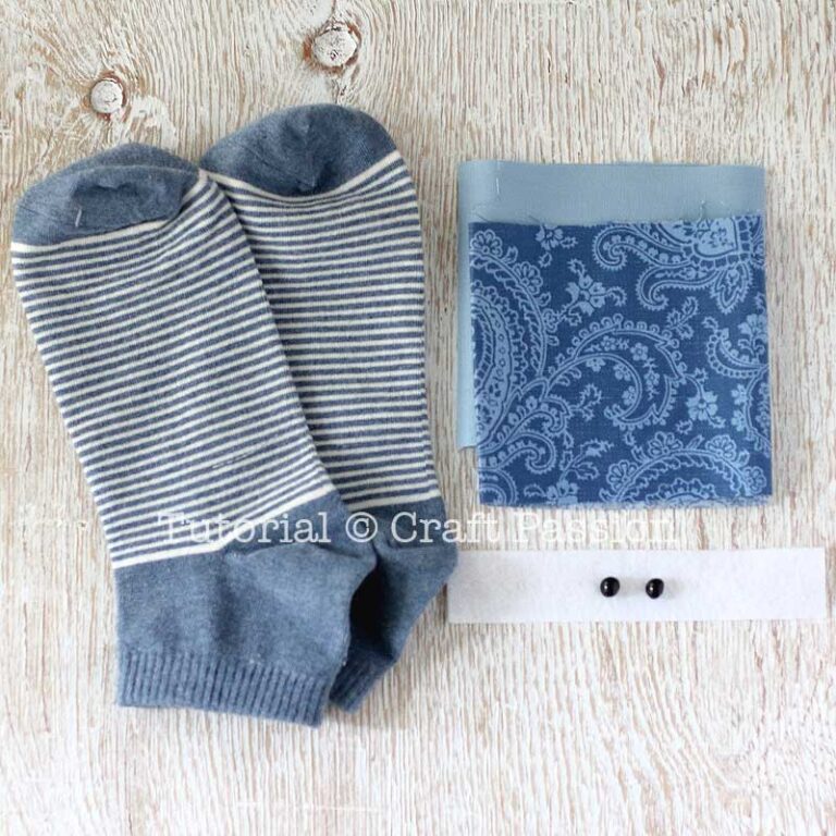 Sock Stuffed Elephant - Free Sewing Pattern • Craft Passion