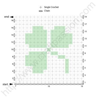 Crochet Shamrock Coaster Pattern - Free Pattern • Craft Passion