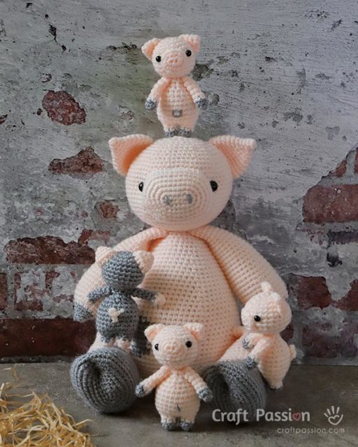Free Piglet Crochet Pattern - Pupu • Craft Passion