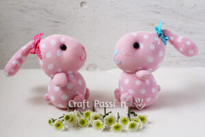 Sock Bunny Stuffed Animal - Free Sewing Pattern • Craft Passion