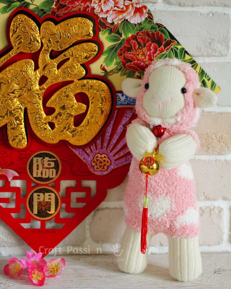 Sock Sheep Stuffed Animal - Free Sewing Pattern • Craft Passion