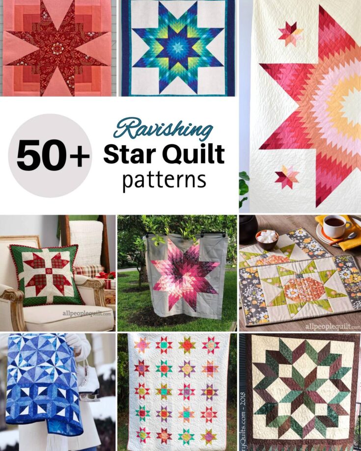 53 Ravishing Star Quilt Patterns • Craft Passion