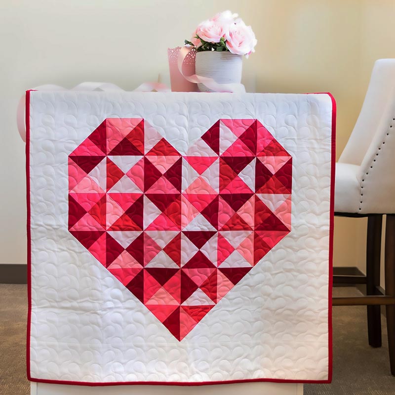 42 Lovely Heart Quilt Pattern Ideas • Craft Passion